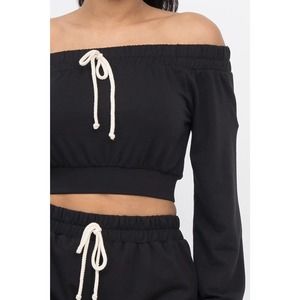 Solé Resale Boutique | Skirts | Elastic Band Tube Top Drawstring Jogger ...